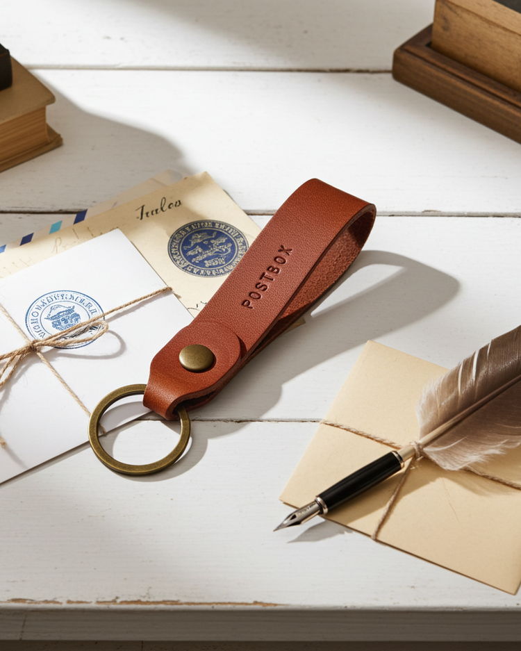 Handmade Mini Text Leather Keyrings – Parkin and Lewis