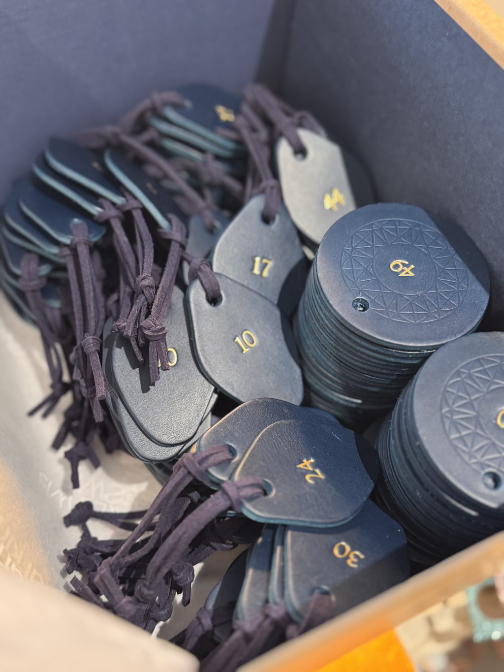 Bespoke Cloakroom Tags – Parkin and Lewis