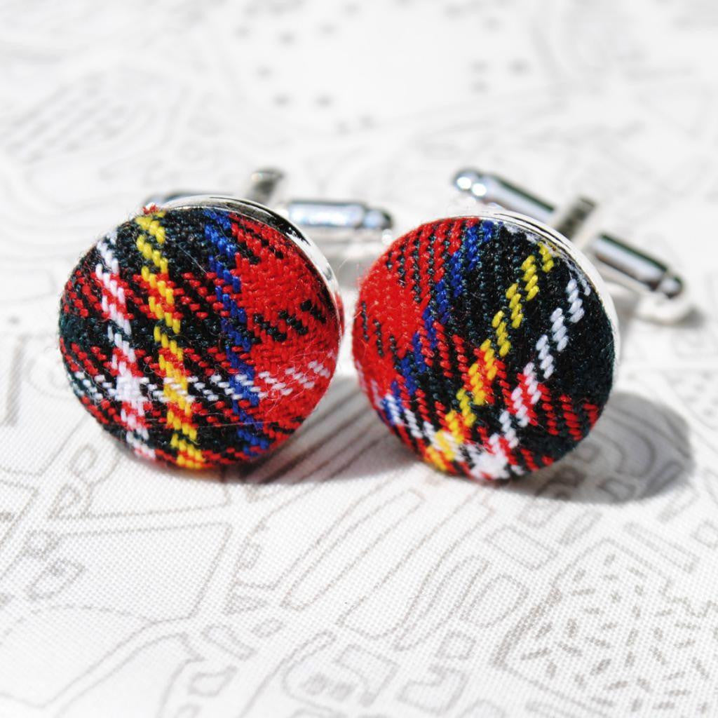 Tartan Cufflinks by Parkin and Lewis